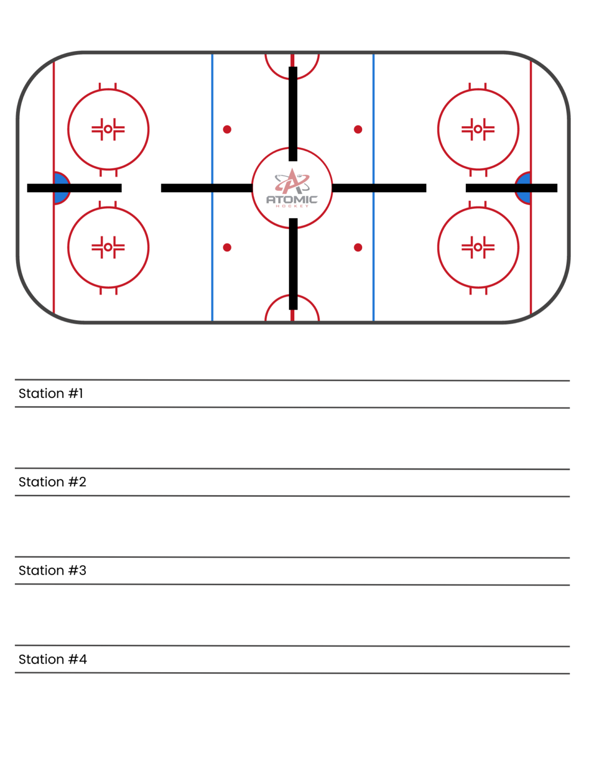 Practice Plan Templates | Atomic Hockey