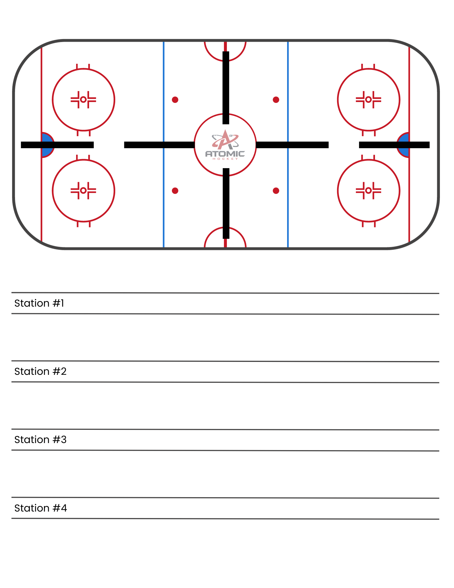 Practice Plan Templates | Atomic Hockey