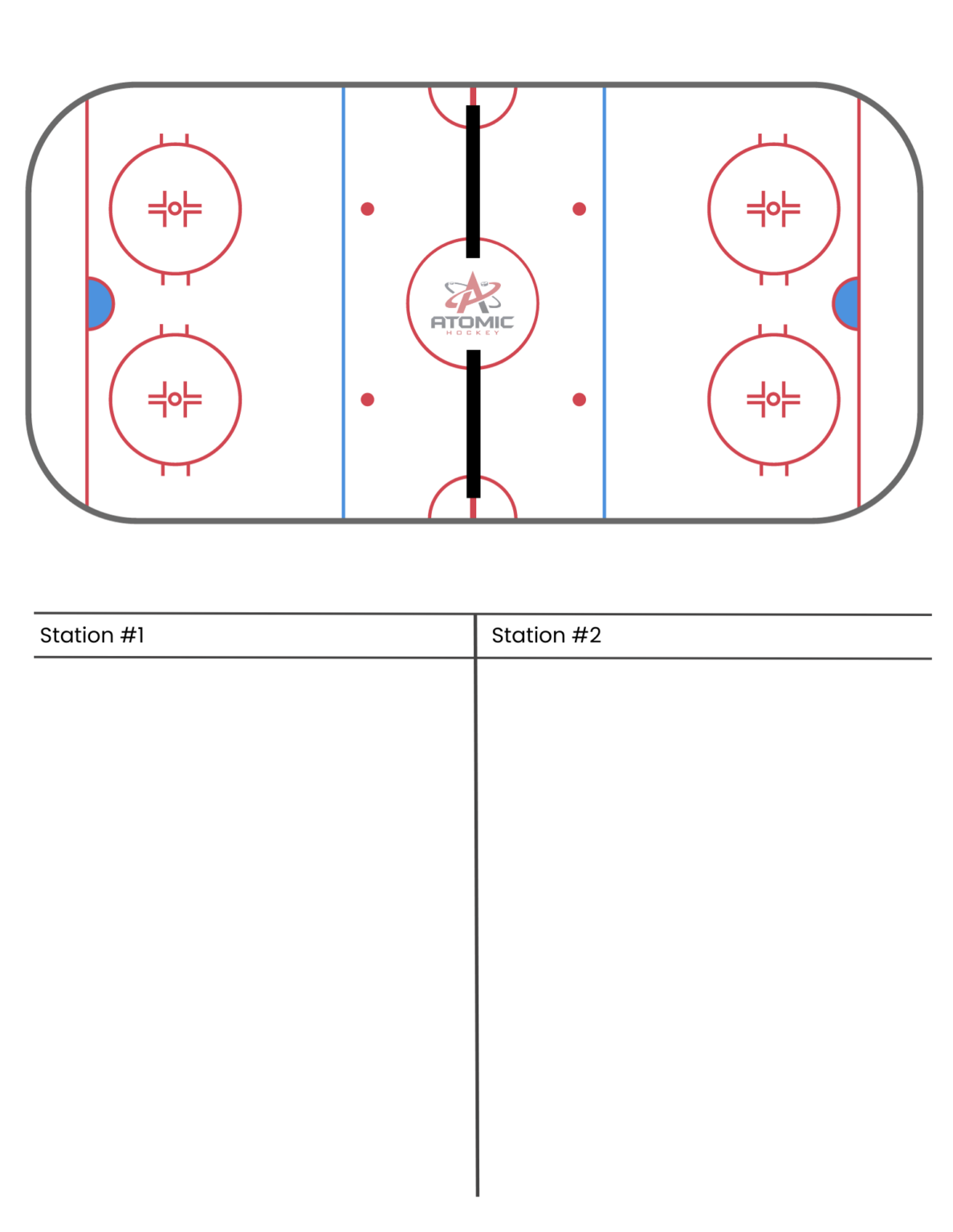 Practice Plan Templates | Atomic Hockey